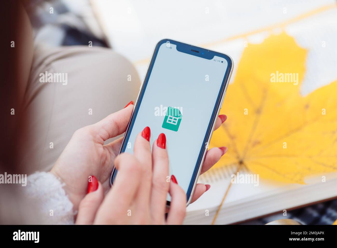 Portland, OR, USA - Feb 8, 2022: Microsoft 365 apps are seen on an ...