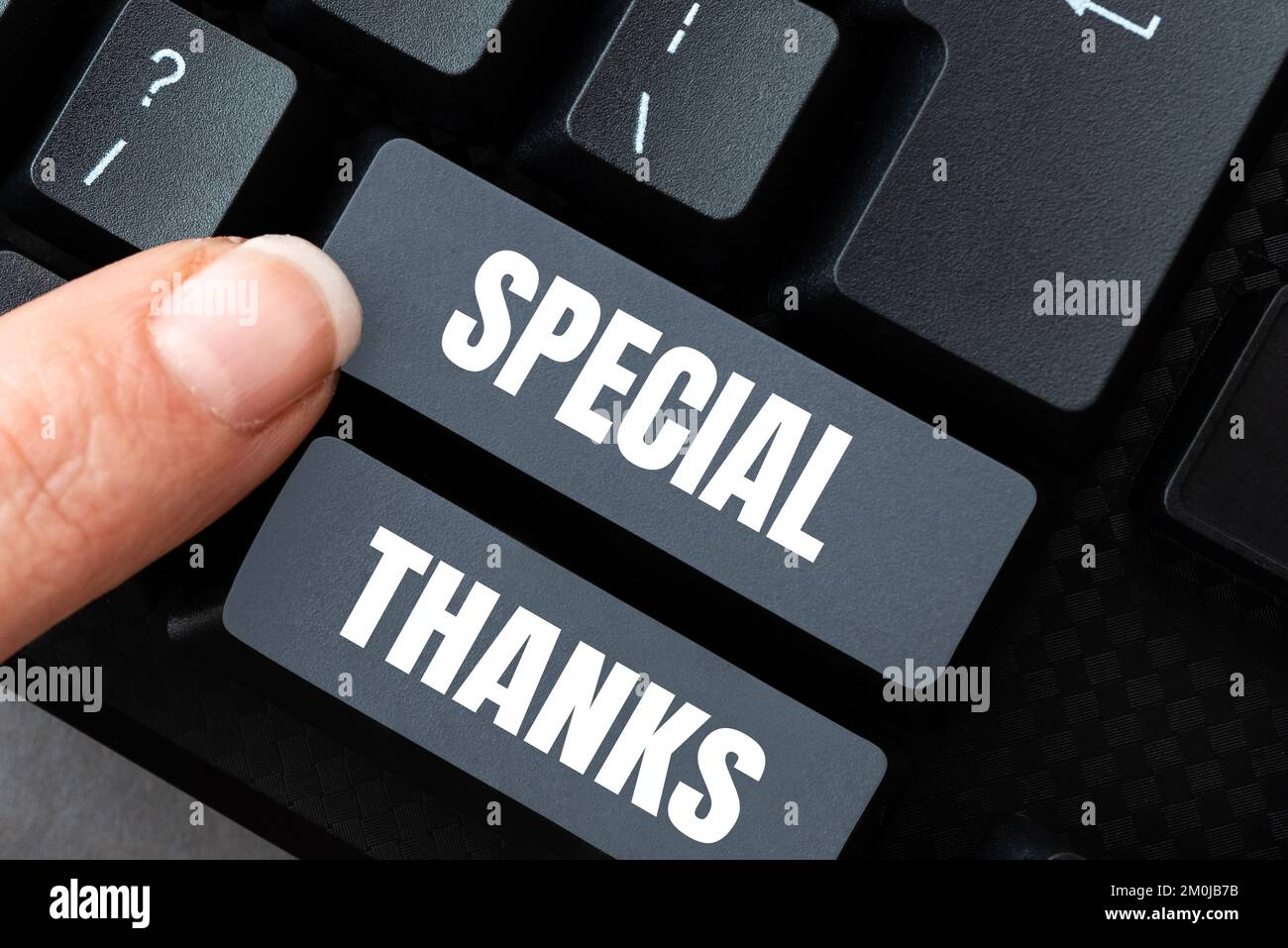 Writing displaying text Special Thanks. Internet Concept expression of appreciation or gratitude ...