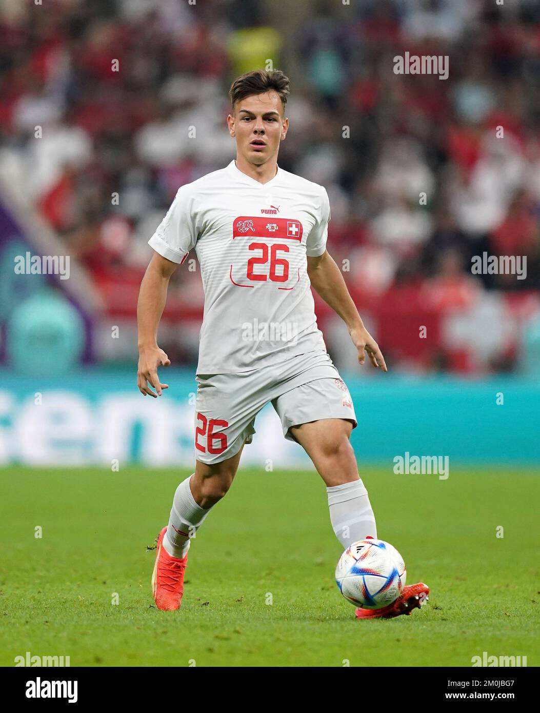 Switzerland's Ardon Jashari during the FIFA World Cup Round of Sixteen ...