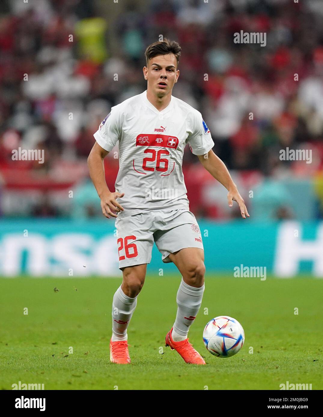 Switzerland's Ardon Jashari during the FIFA World Cup Round of Sixteen ...