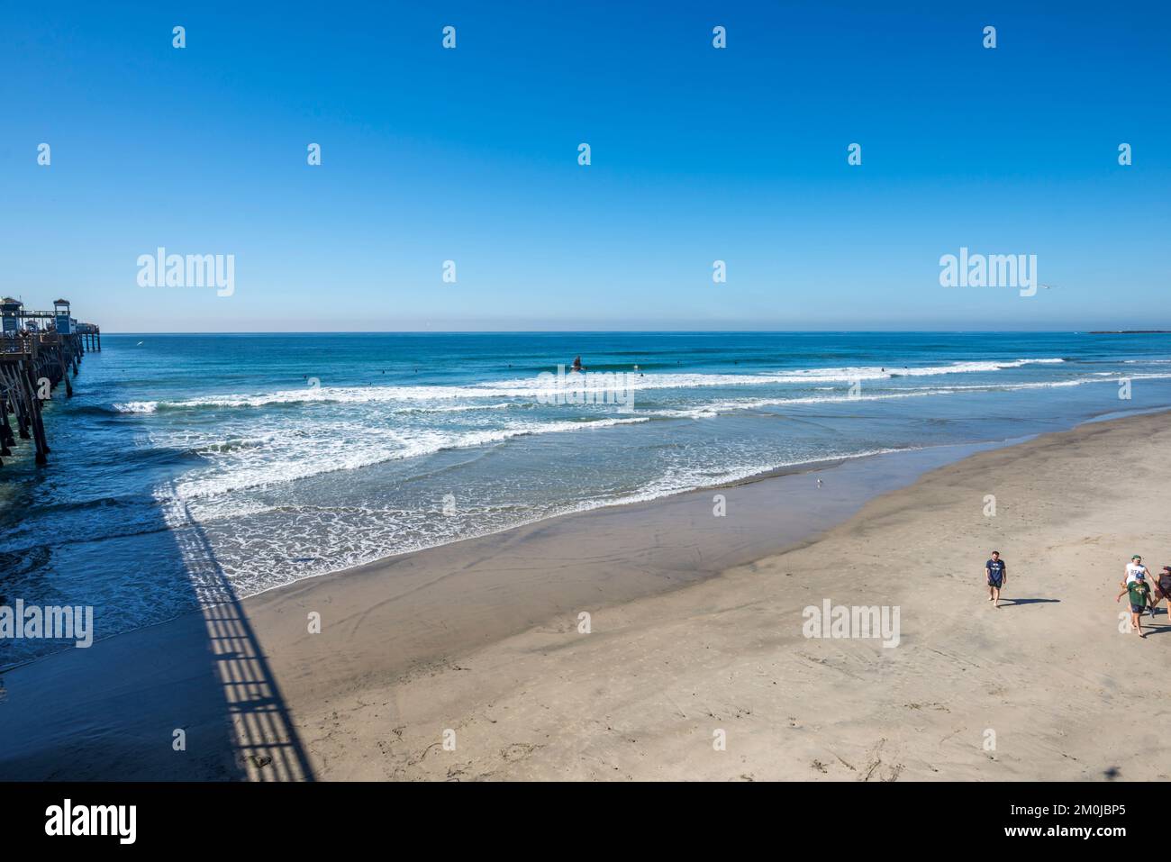 Oceanside City Beach. Oceanside, CA, USA Stock Photo - Alamy