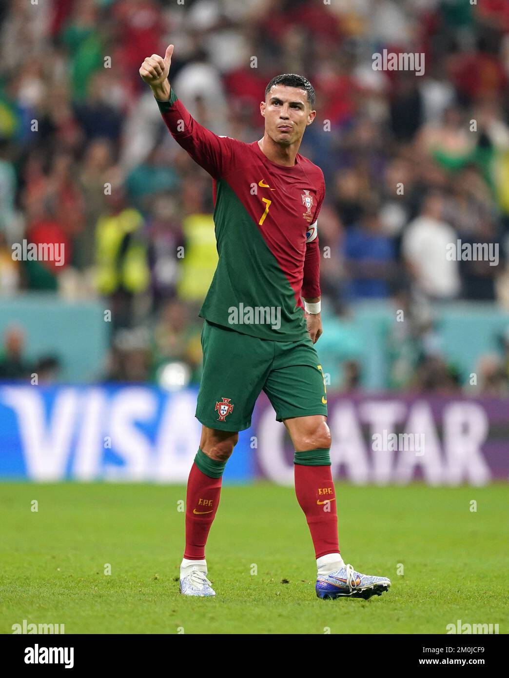 Portugal's Cristiano Ronaldo after the FIFA World Cup Round of Sixteen ...