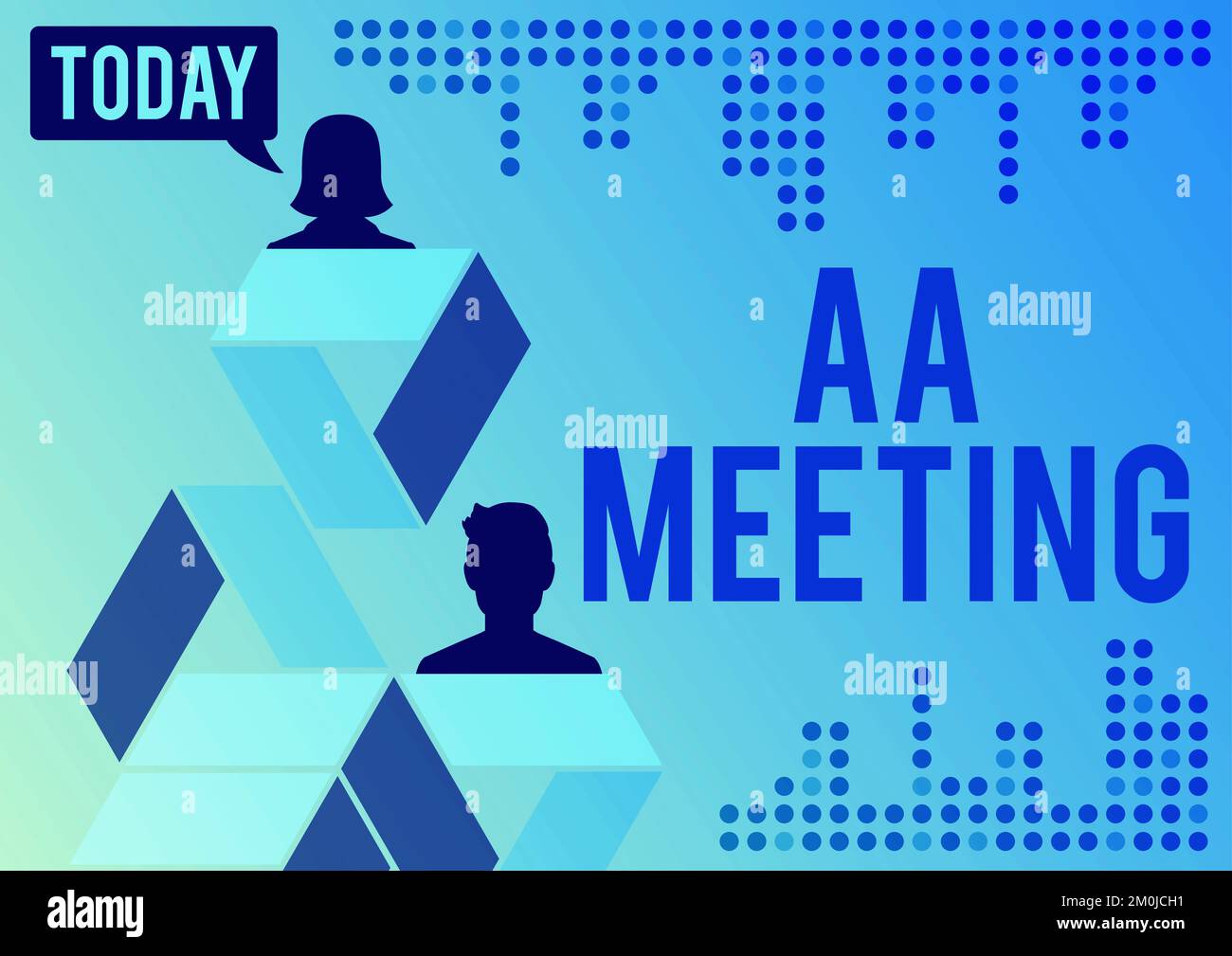 Writing displaying text Aa Meeting. Concept meaning gathering of ...