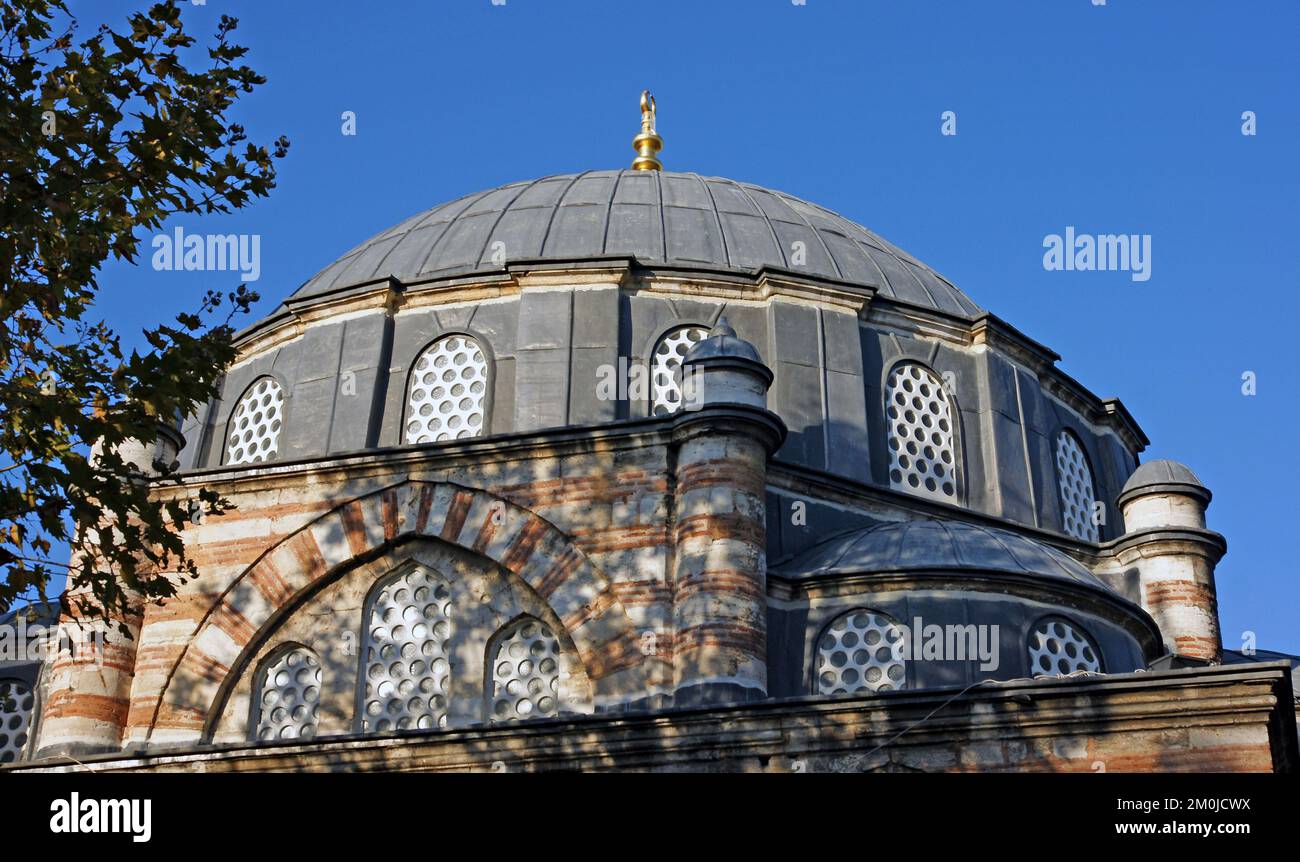Located in Istanbul, Turkey, Kazasker Ivaz Efendi Mosque was built in ...