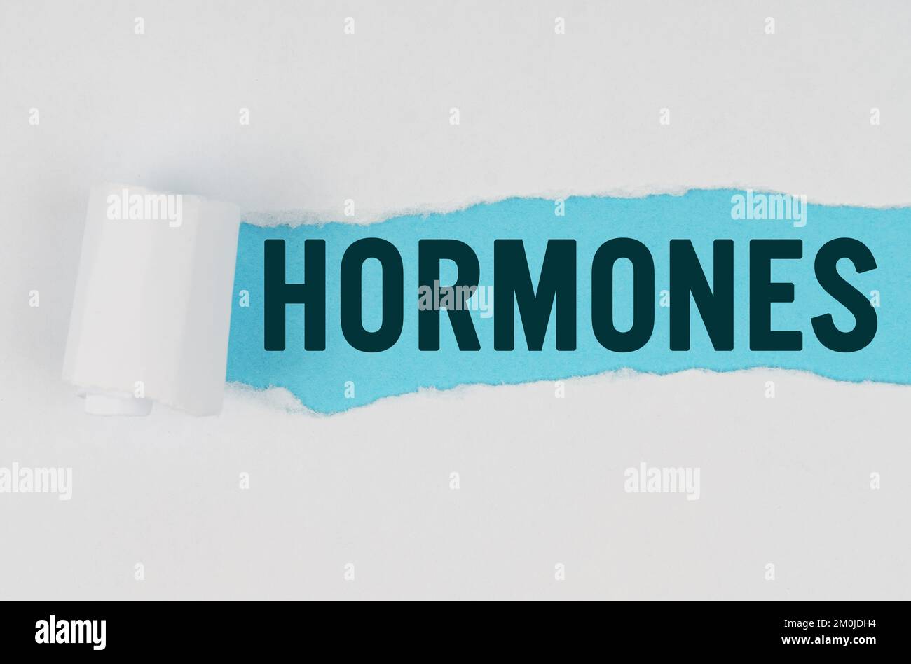 Medicine and health concept. In the middle of a white sheet of paper, a ...