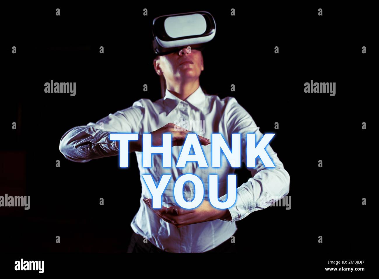Conceptual display Thank You. Business showcase replaying on something good or greetings with ...