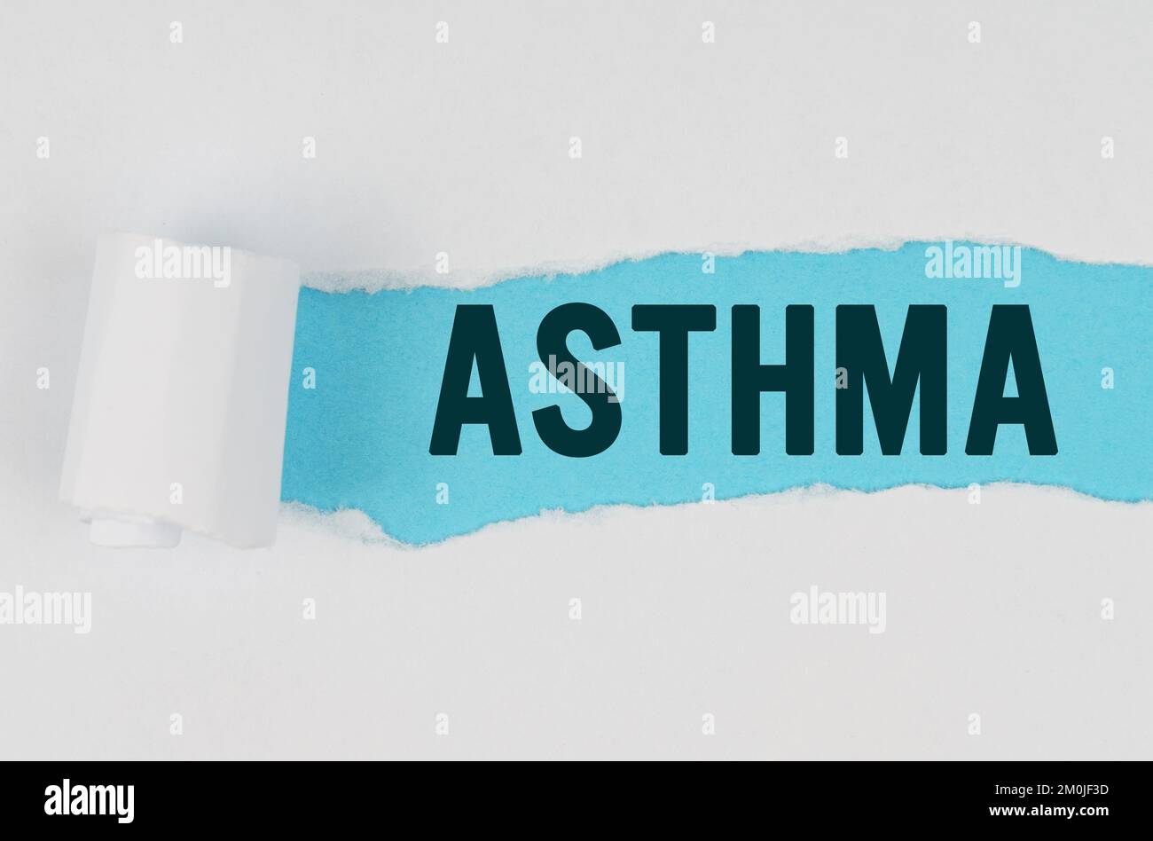 Medicine and health concept. In the middle of a white sheet of paper, a ...