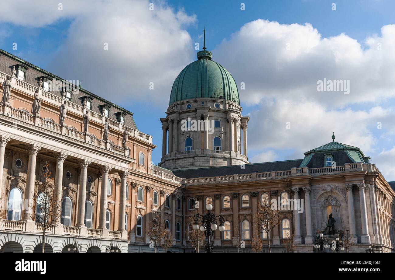 The beautiful dome of Buda castle in Budapest, Hungary Stock Photo - Alamy