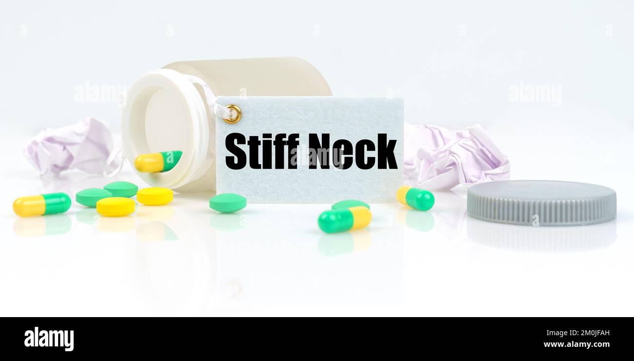 Medicine and health concept. On a white reflective background, there ...