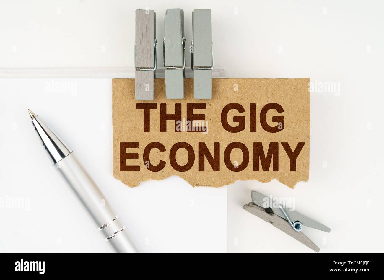 Business and finance concept. On a white background lies a notebook, a ...