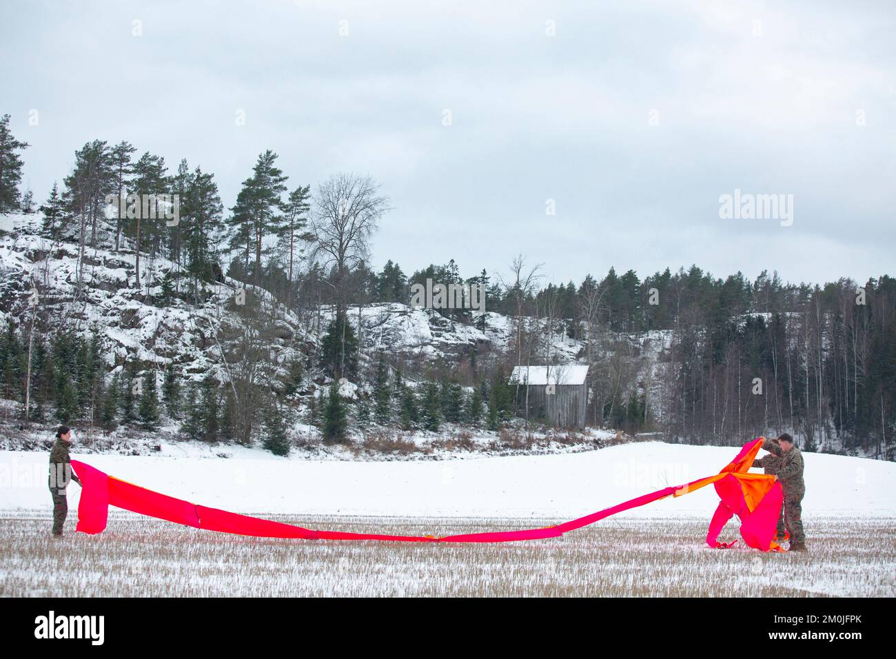 Finland. 28th Nov, 2022. U.S. Marines with 2nd Landing Support ...