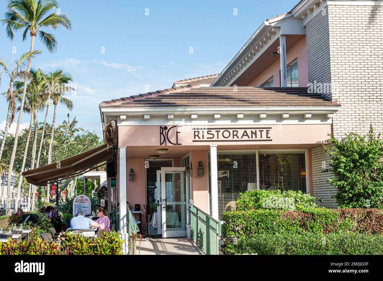 Naples Florida,5th Fifth Avenue South,Bice Ristorante outside exterior ...