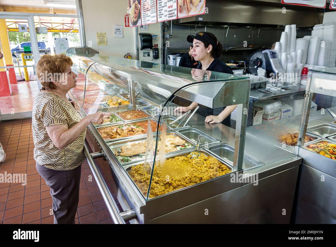 Miami Florida,El Palacios de los Jugos Cuban inside interior,restaurant ...