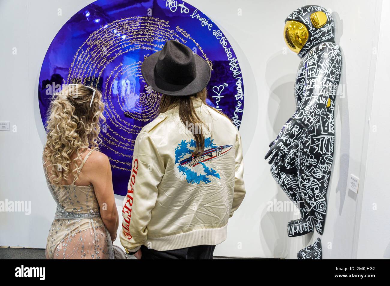 Miami Florida,Art Basel Art Miami Context show event inside interior ...