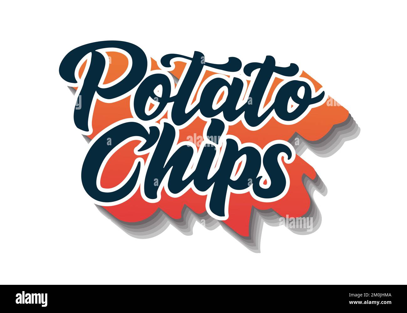 Crunchy crispy text, lettering quote hand drawn creative concept for ...