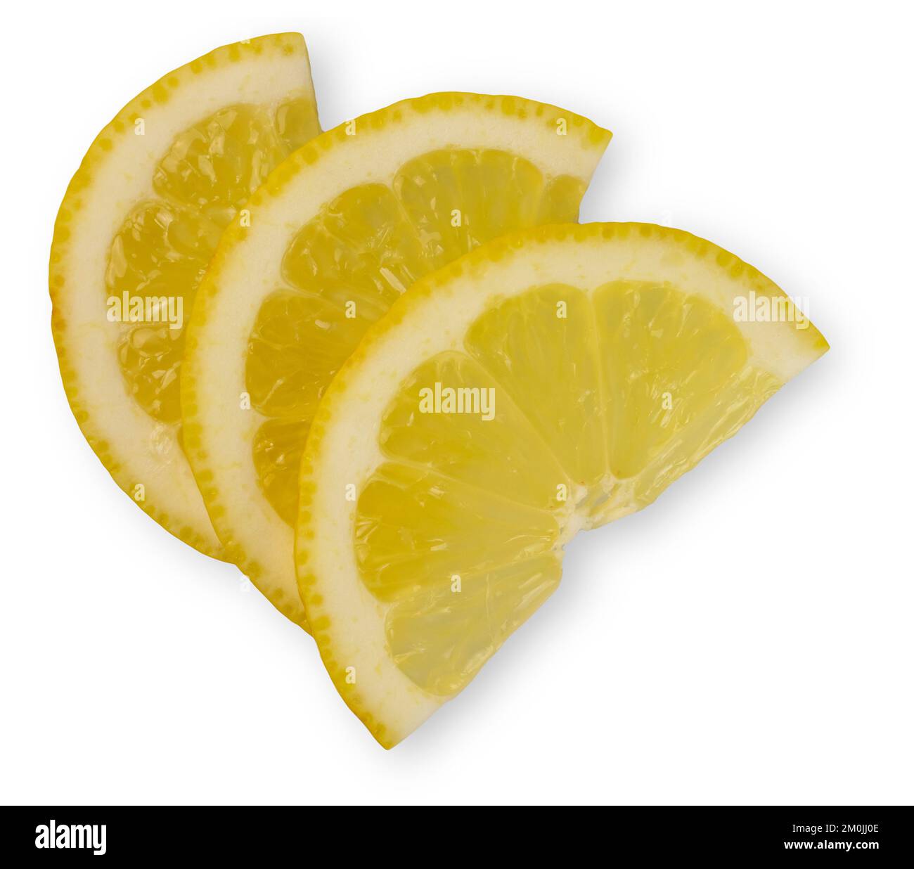 Lemon slices three fresh hi-res stock photography and images - Alamy