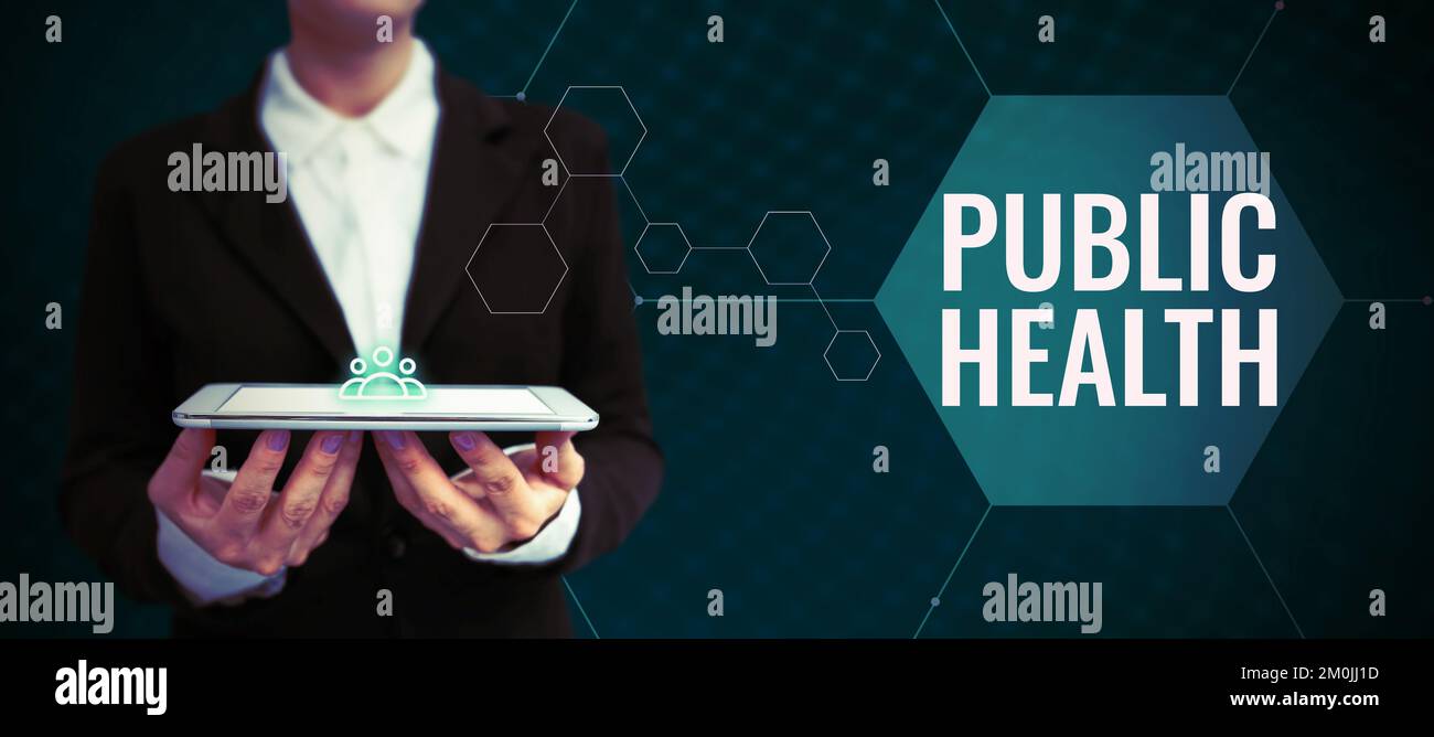 Inspiration showing sign Public Health. Business showcase Promoting ...