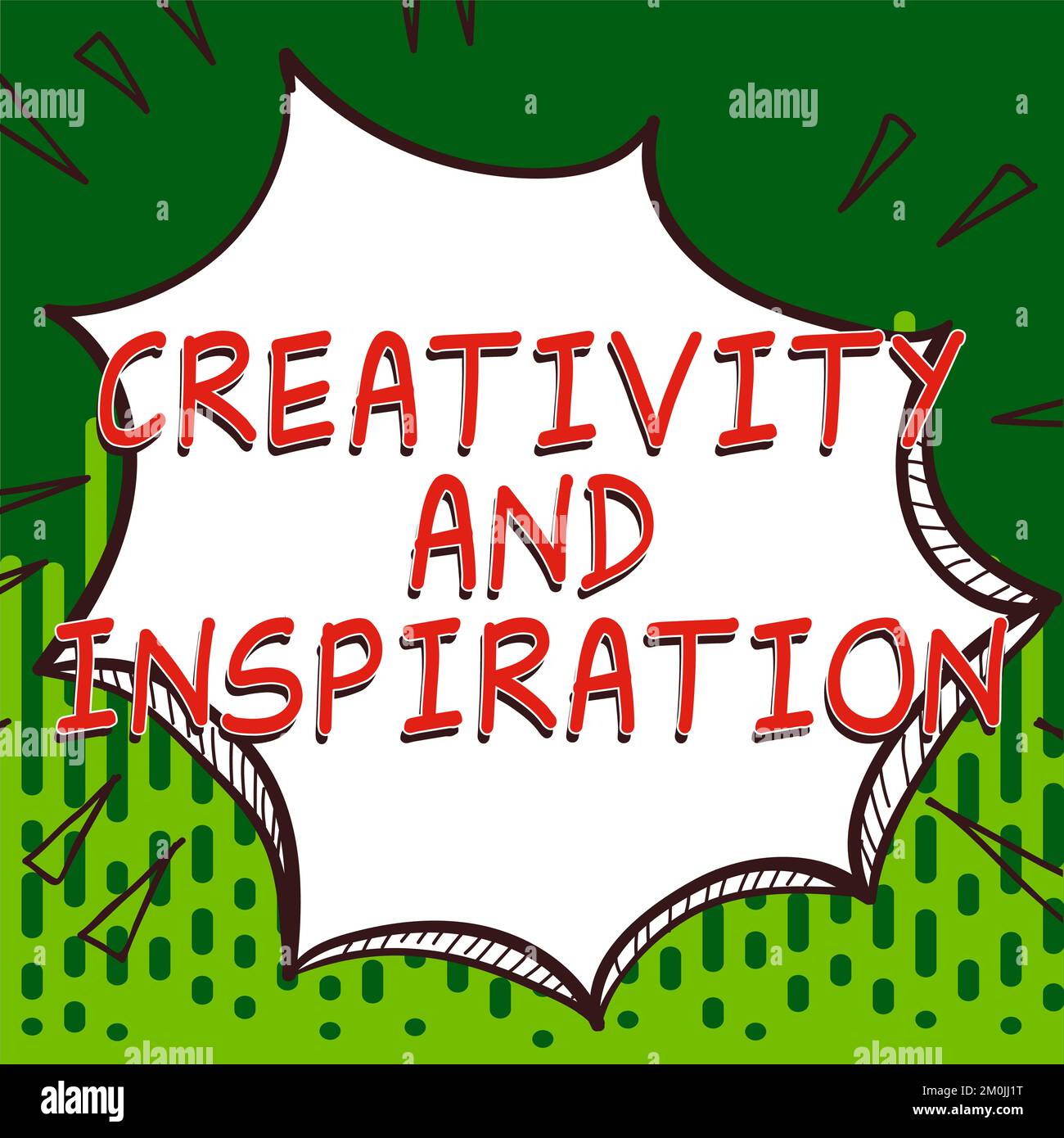 Writing displaying text Creativity And Inspiration. Concept meaning the ...