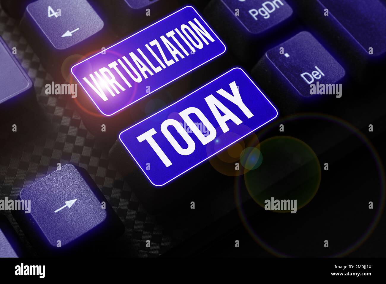 Handwriting Text Virtualization Business Concept Application Of Virtual Environment To Computer