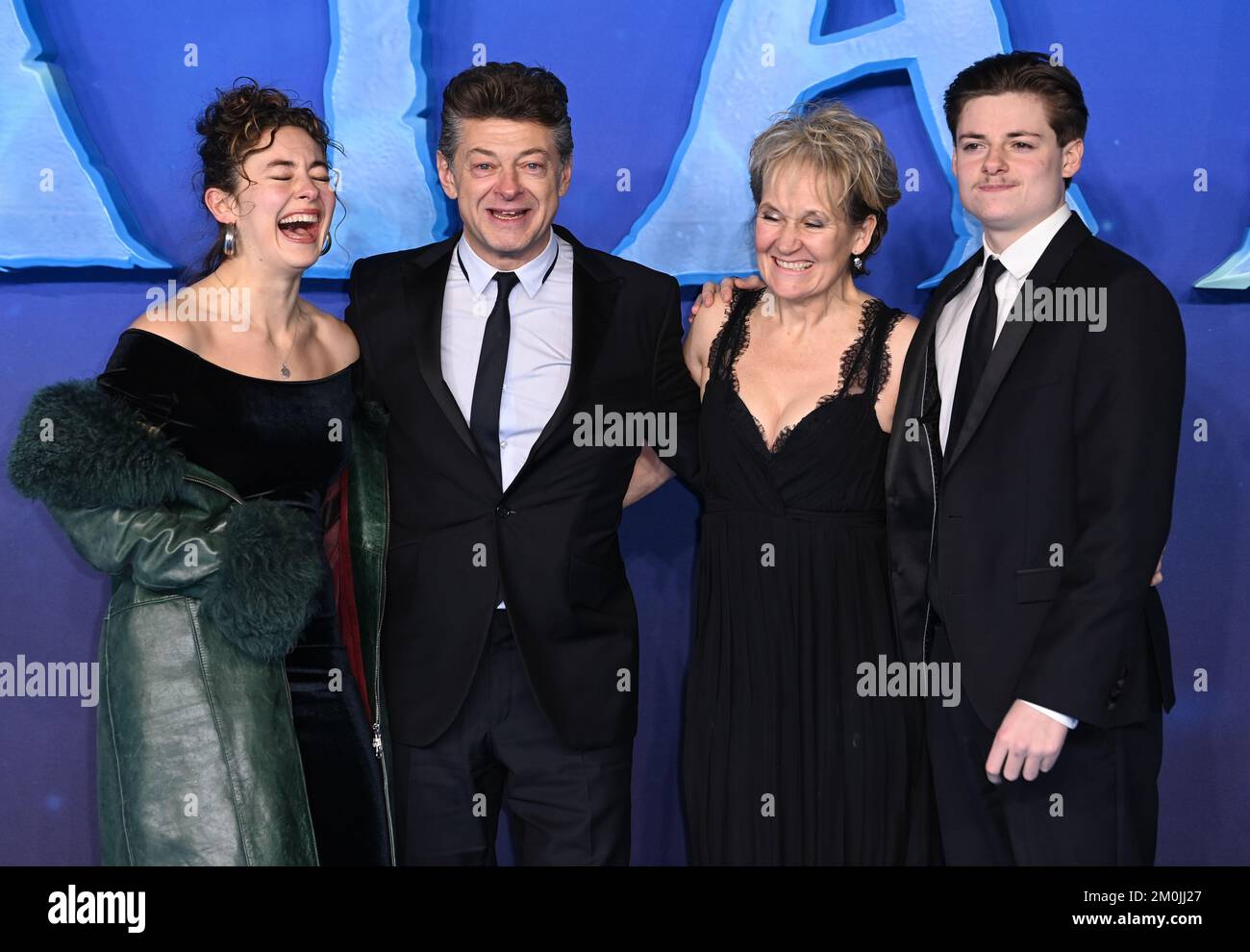 December 6th 2022 London Uk Lorraine Ashbourne Andy Serkis Ruby Ashbourne Serkis And Louis