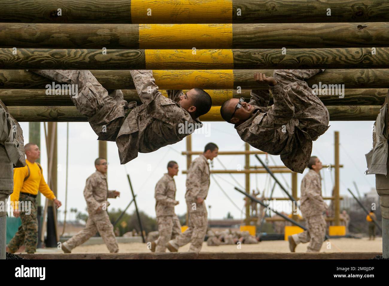 Marine corps obstacle course hi-res stock photography and images - Alamy