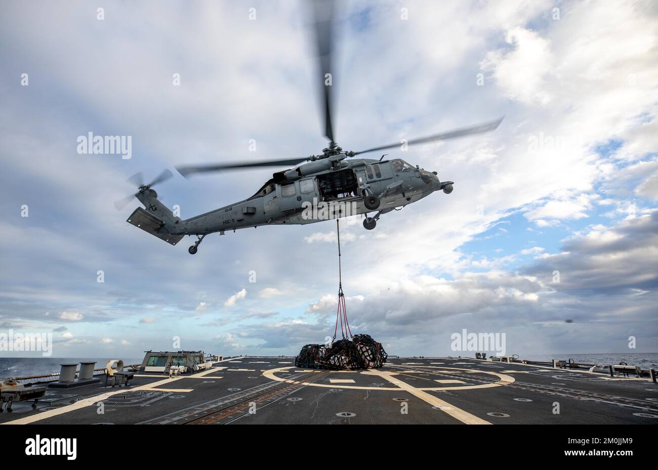 Ionian Sea. 22nd Nov, 2022. An MH-60S Sea Hawk helicopter, attached to ...