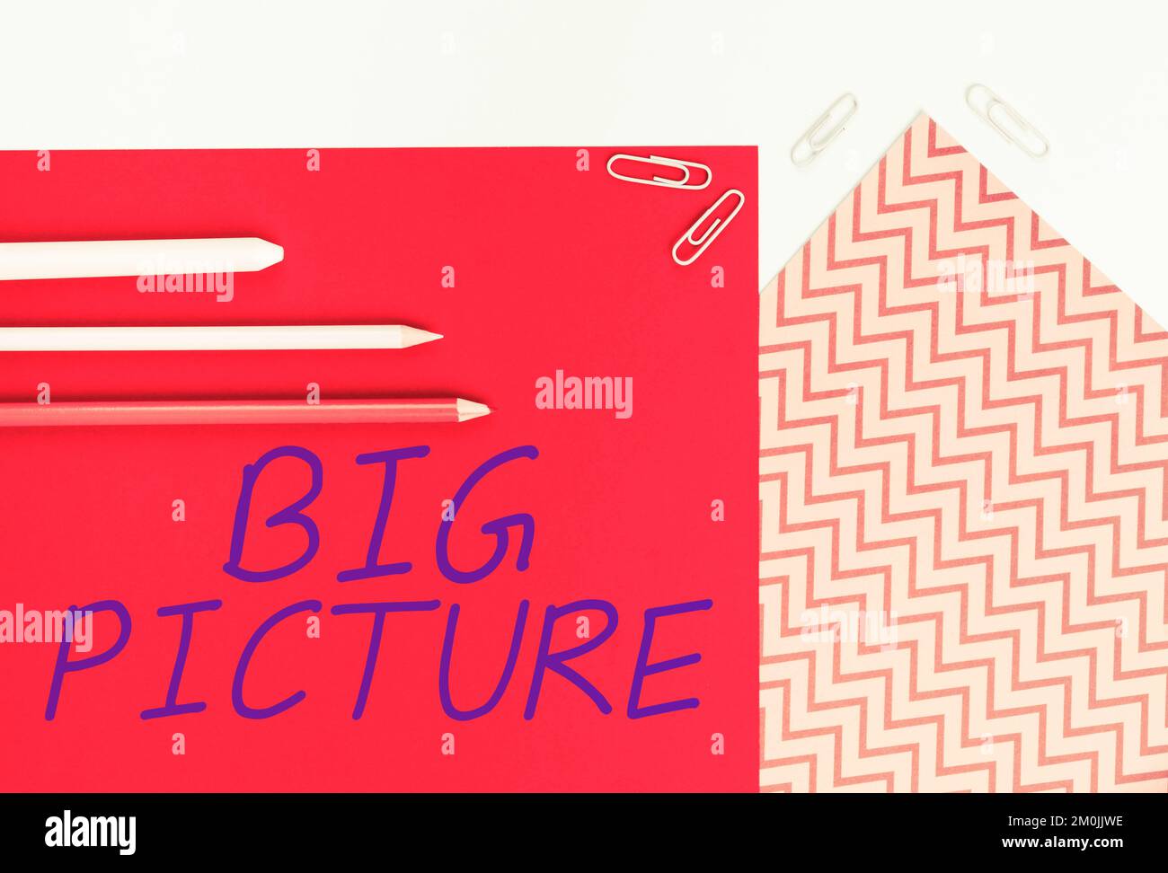 Text showing inspiration Big Picture. Business concept most important ...