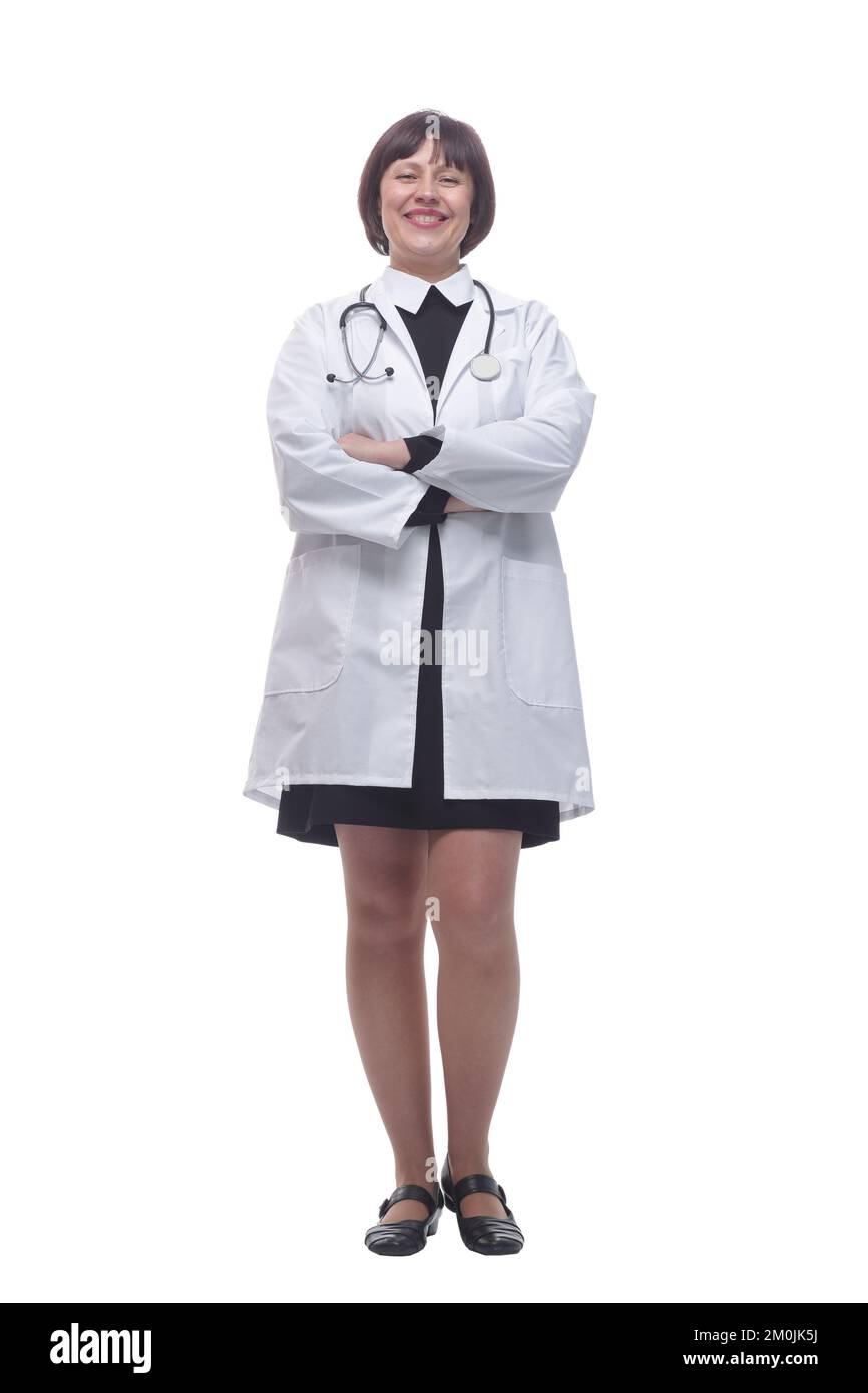 Woman white background full height hi-res stock photography and images ...