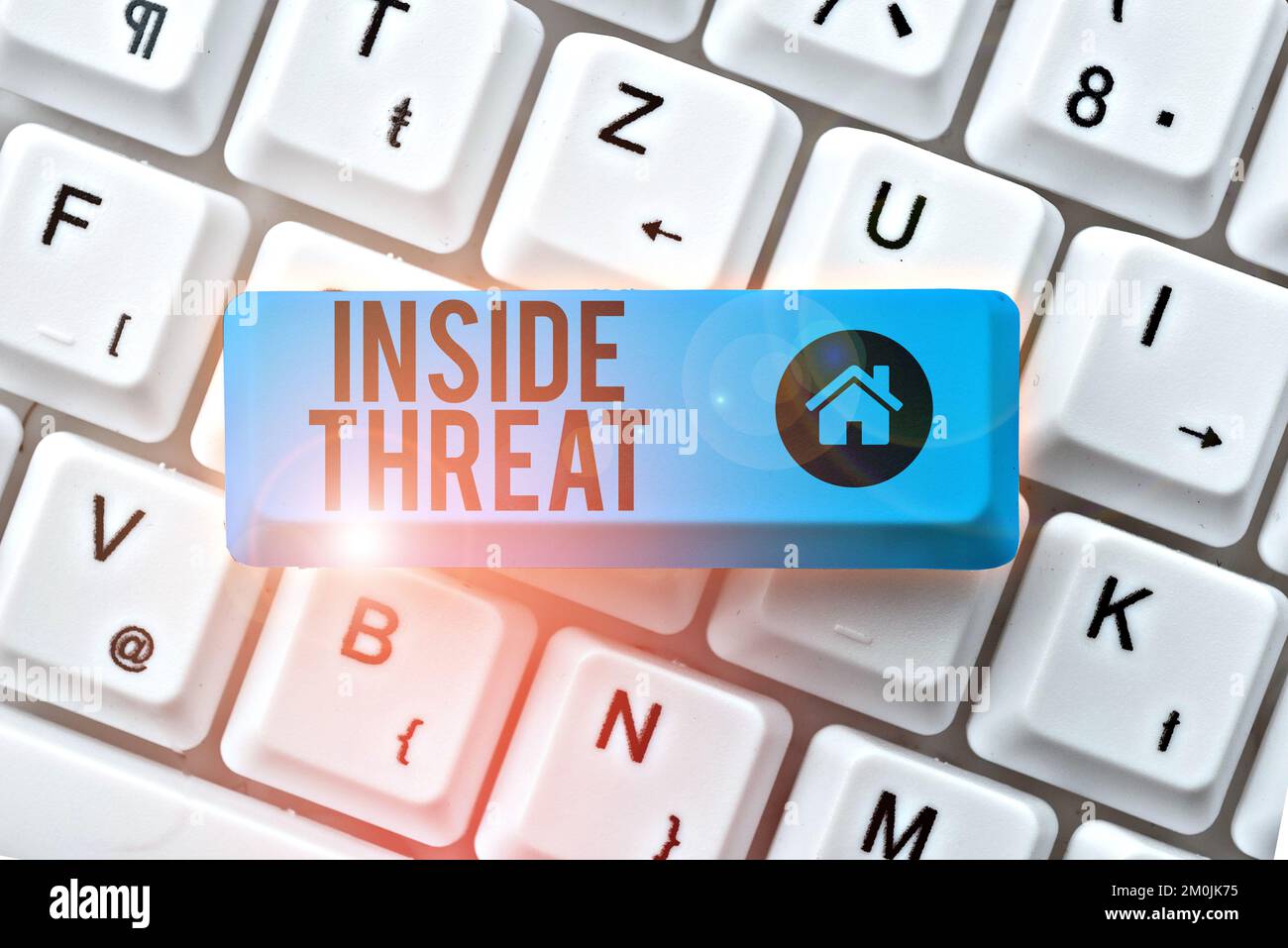 Hand writing sign Inside Threat. Word Written on Information that only ...