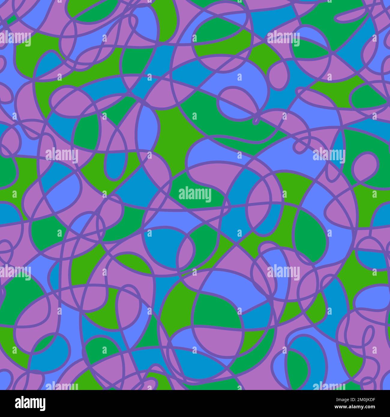 Abstract line art stripes seamless stained glass waves ribbons pattern ...