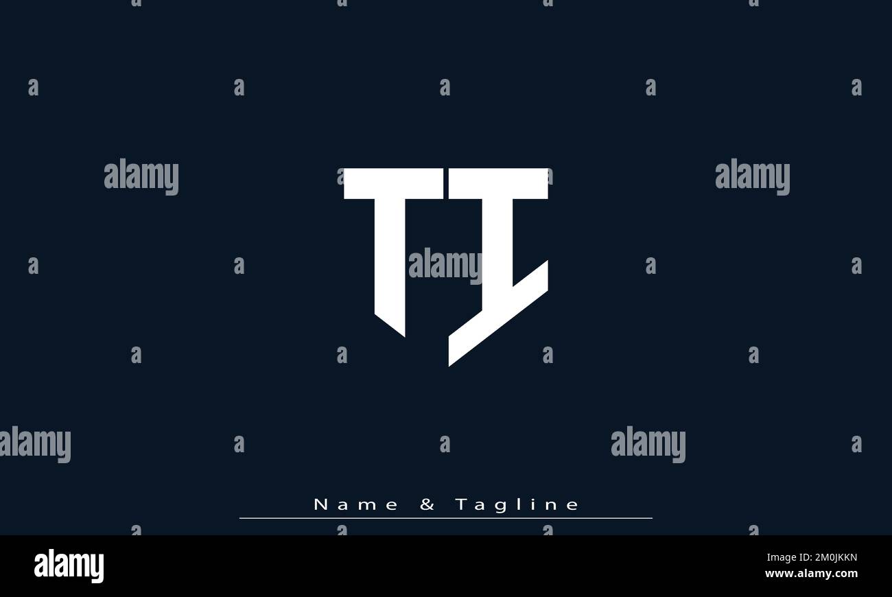 Alphabet letters Initials Monogram logo TI , IT Stock Vector Image & Art - Alamy