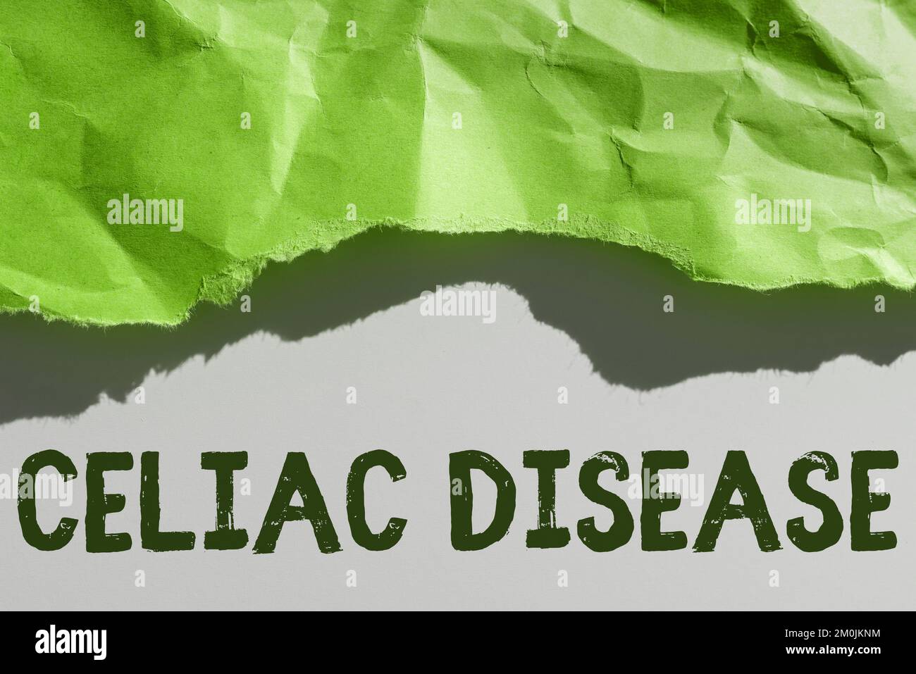 Hand writing sign Celiac Disease. Word for Small intestine is ...