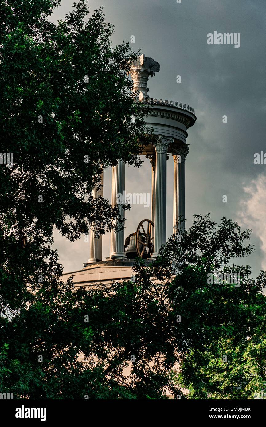 White tower obscured by trees hi-res stock photography and images - Alamy