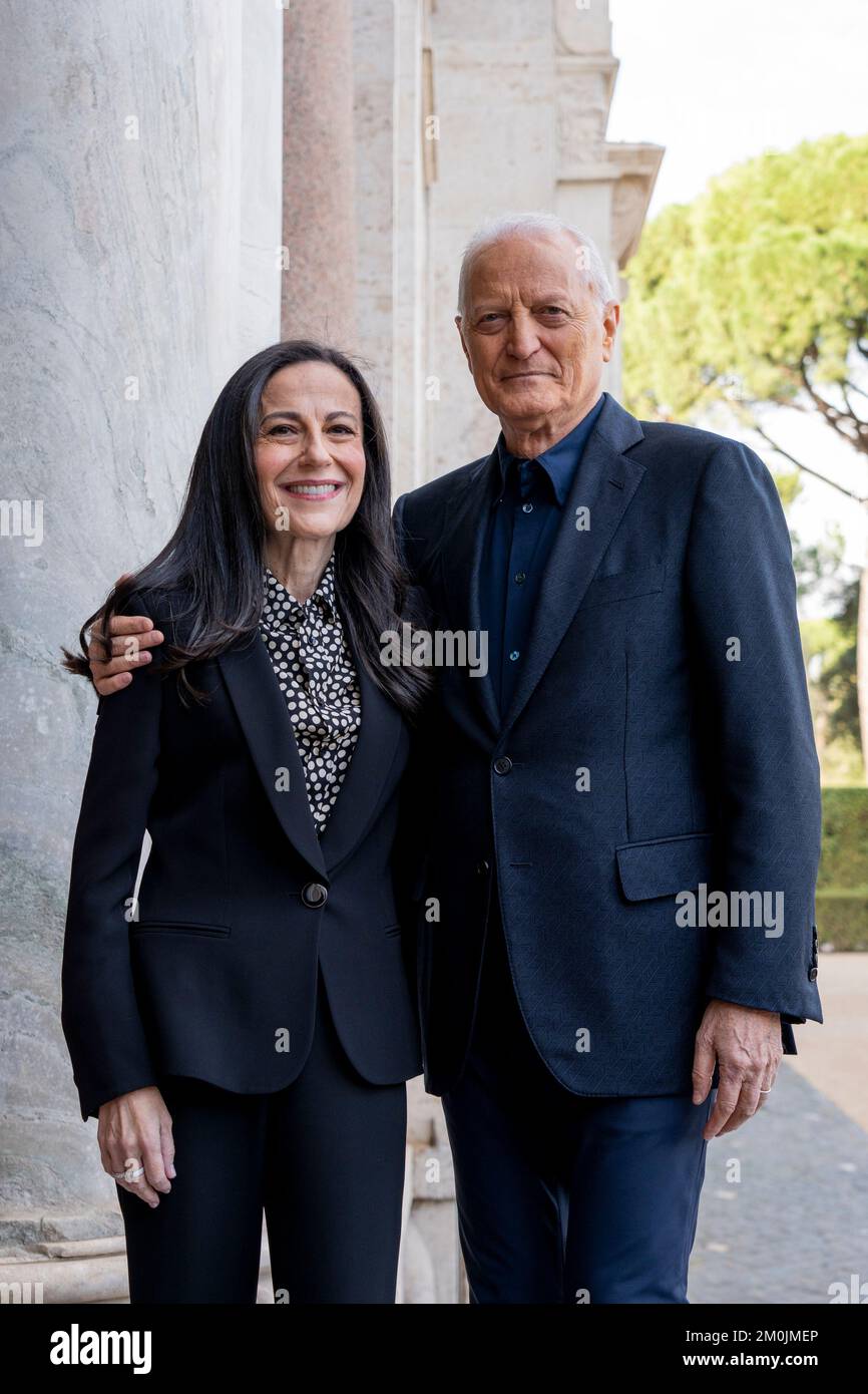 Rome, Italy. 05th Dec, 2022. Francesca De Stefano Versace and Santo Versace attend the ‘Saint ...