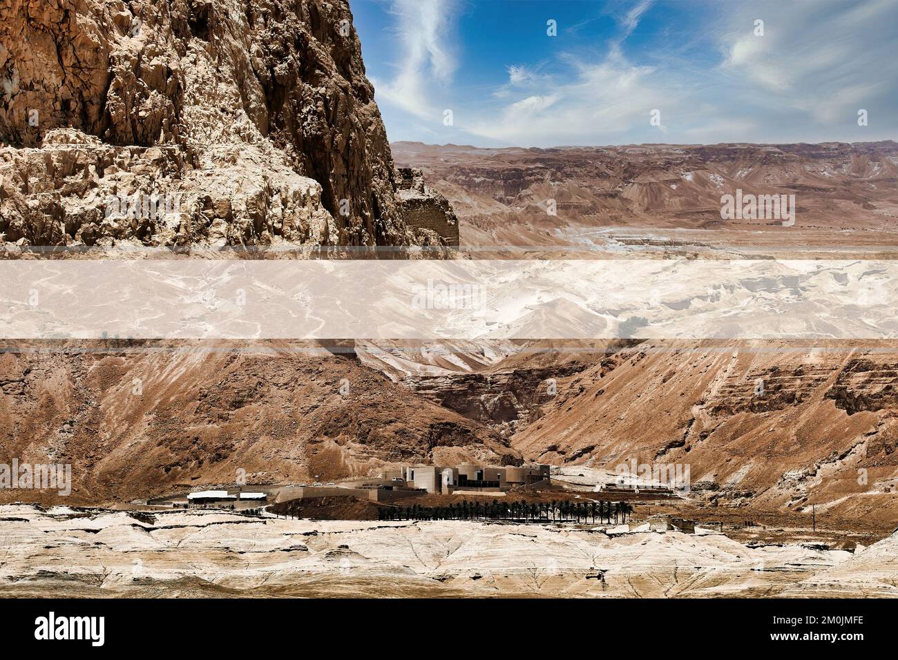 Masada is a fortification in Israel enclosing the ruins of the last ...