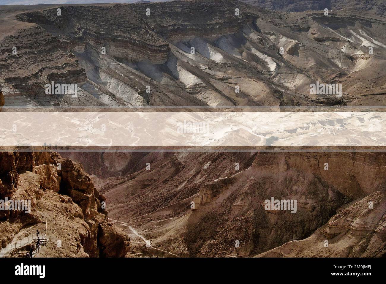 Masada is a fortification in Israel enclosing the ruins of the last ...