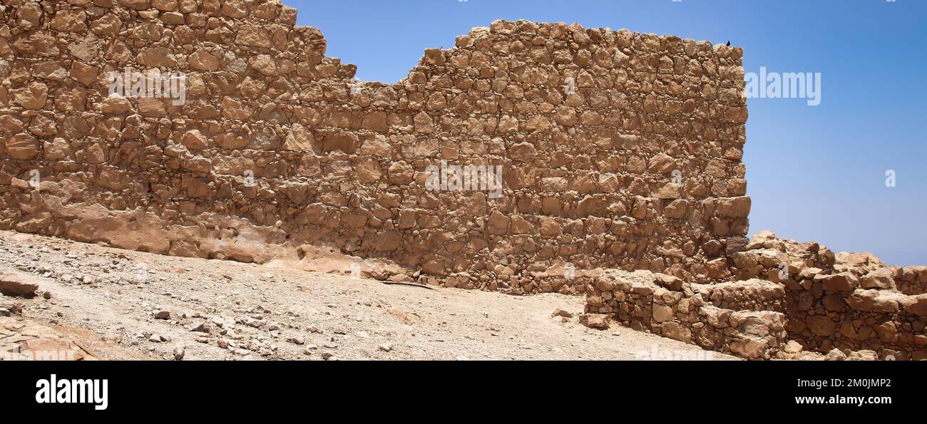 Masada is a fortification in Israel enclosing the ruins of the last ...
