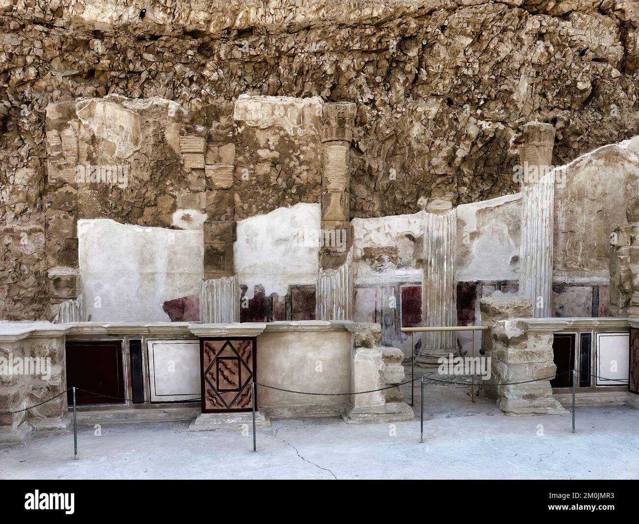 Masada is a fortification in Israel enclosing the ruins of the last ...