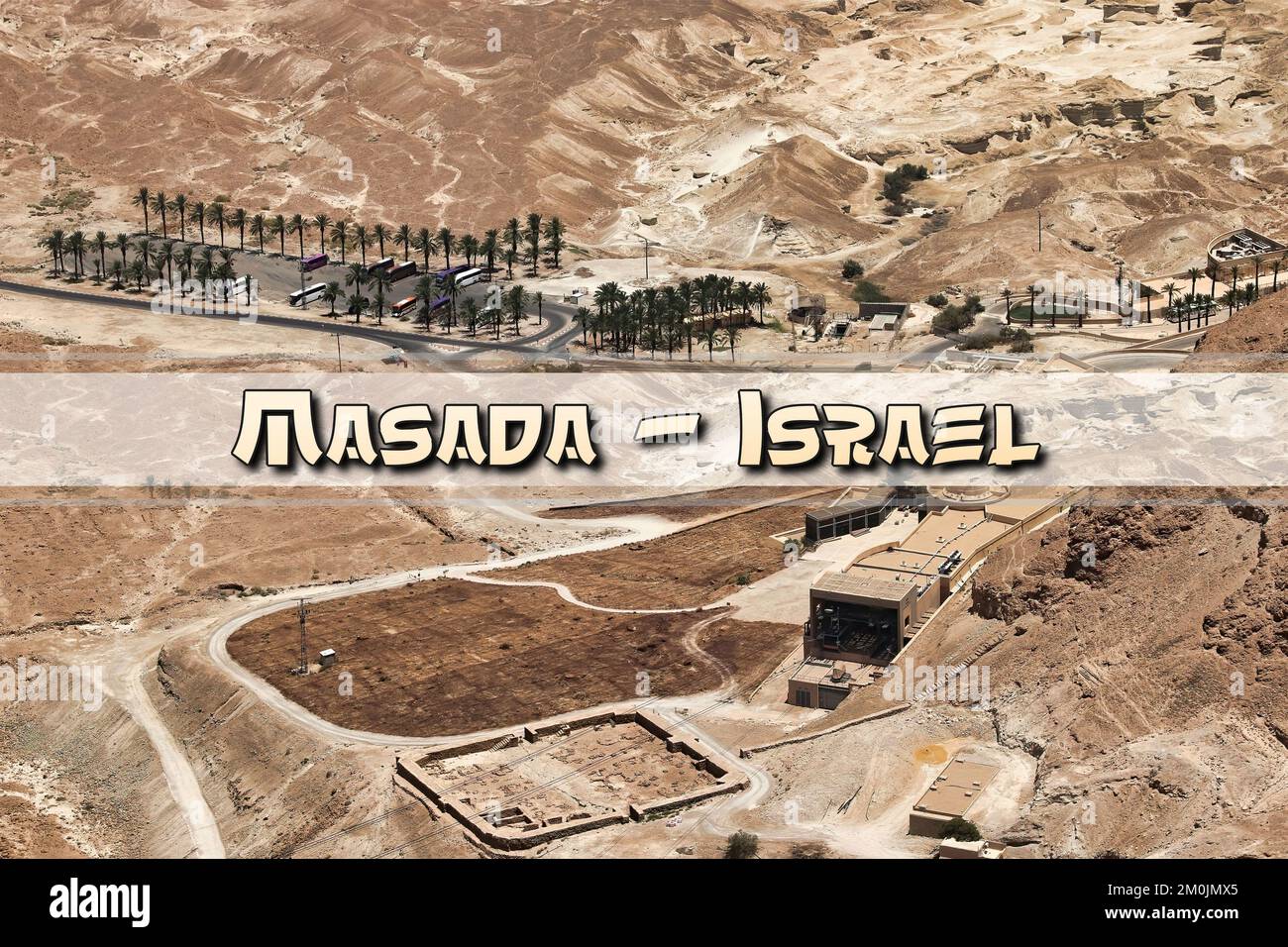 Masada is a fortification in Israel enclosing the ruins of the last ...