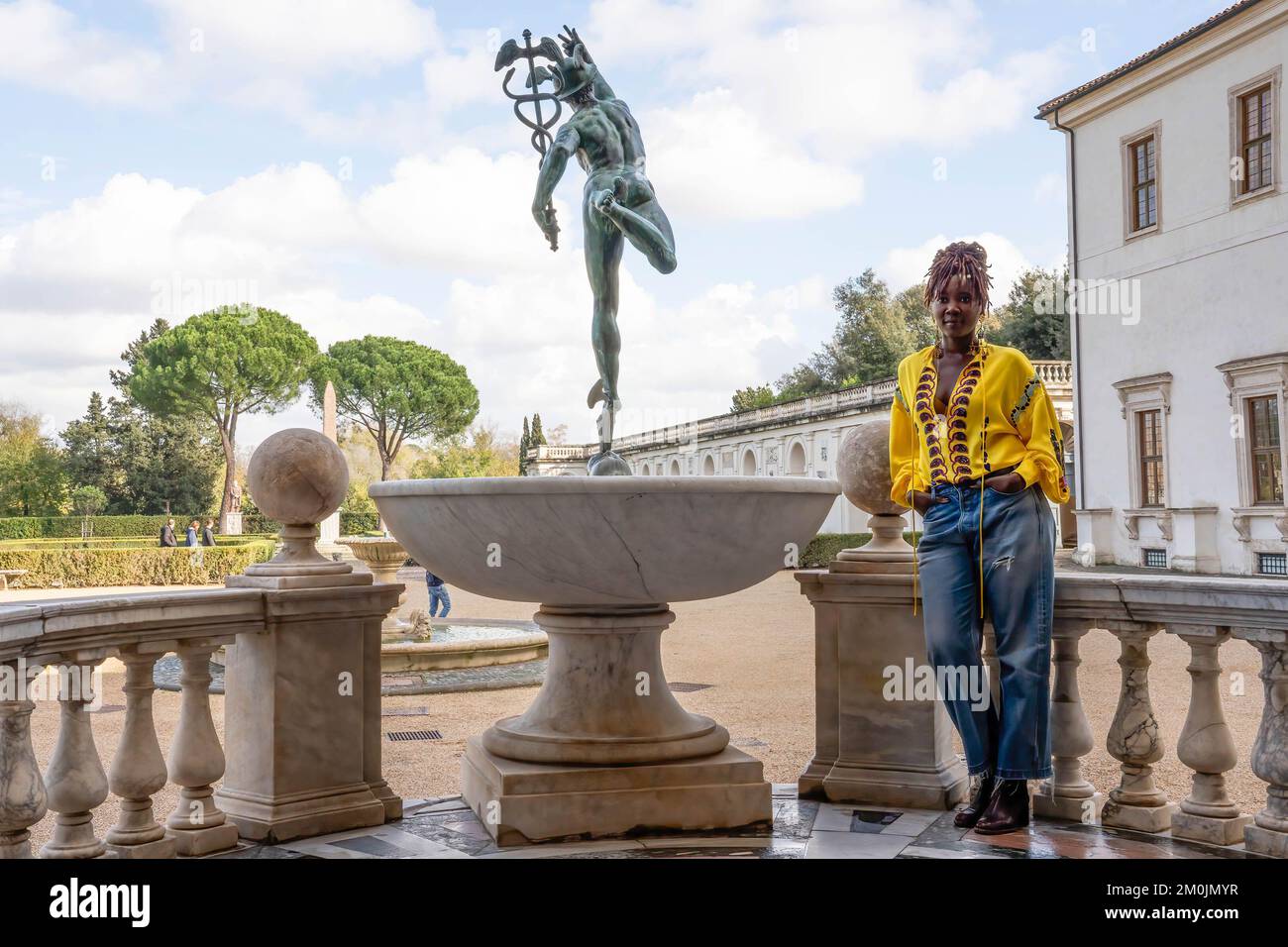 The French director, Alice Diop attends the ëSaint Omerí photocall in ...