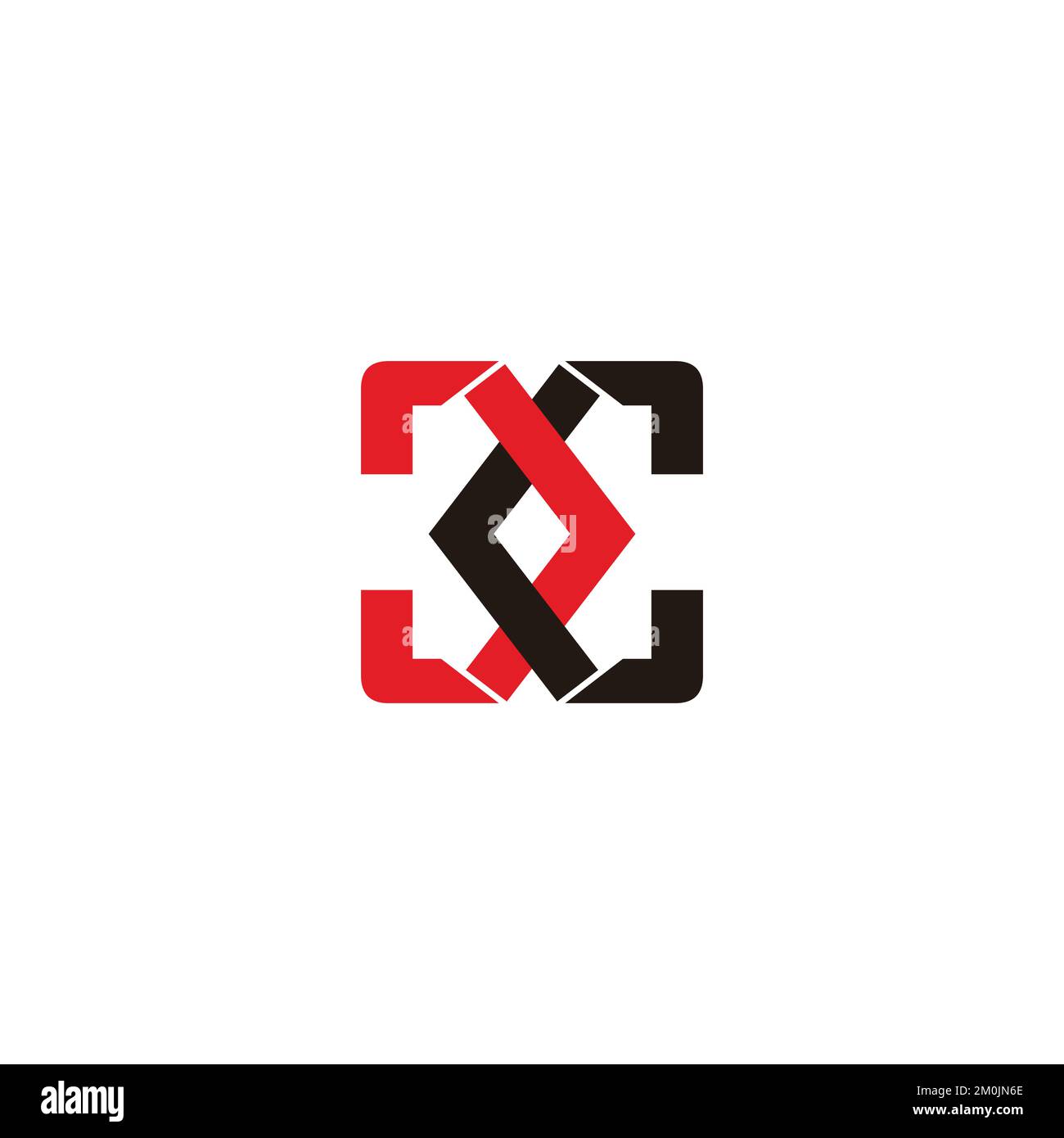 Logo initial letters cc vector vectors hi-res stock photography and ...