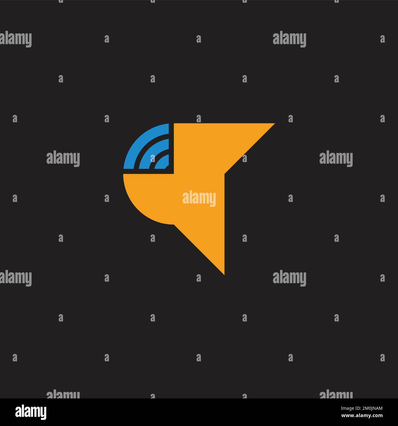 letter q radiate signal logo vector Stock Vector Image & Art - Alamy