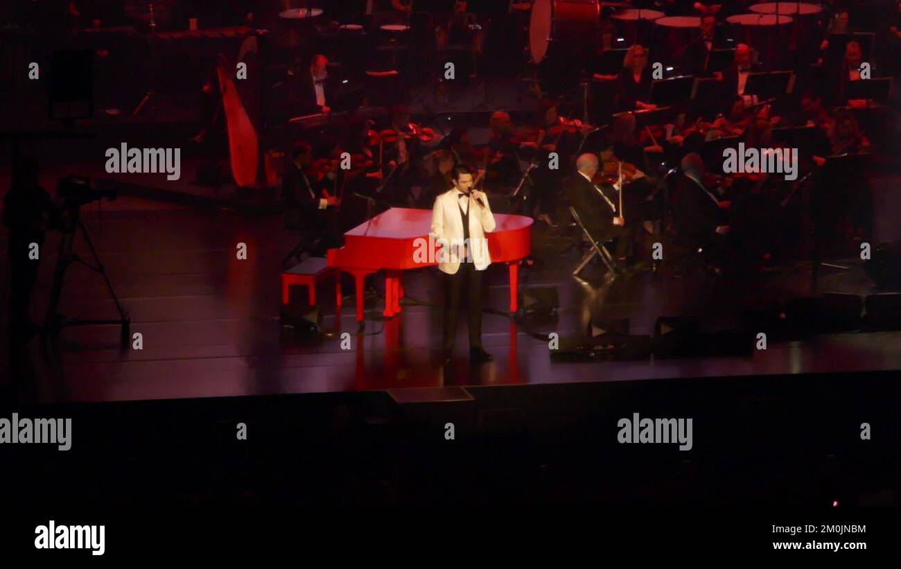 Anaheim, California, USA 4th December 2022 Opera Singer Matteo Bocelli ...