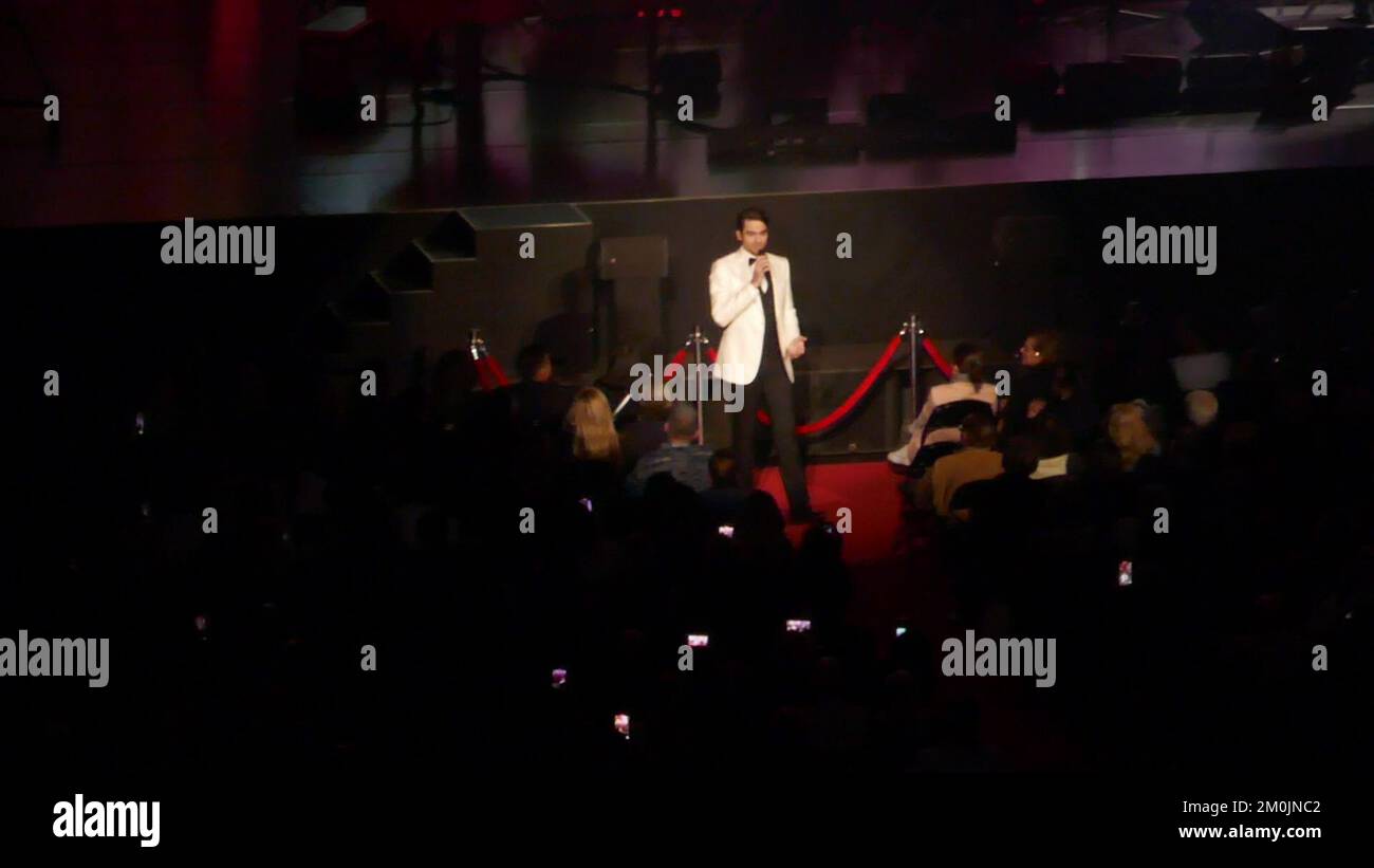 Anaheim, California, USA 4th December 2022 Opera Singer Matteo Bocelli ...