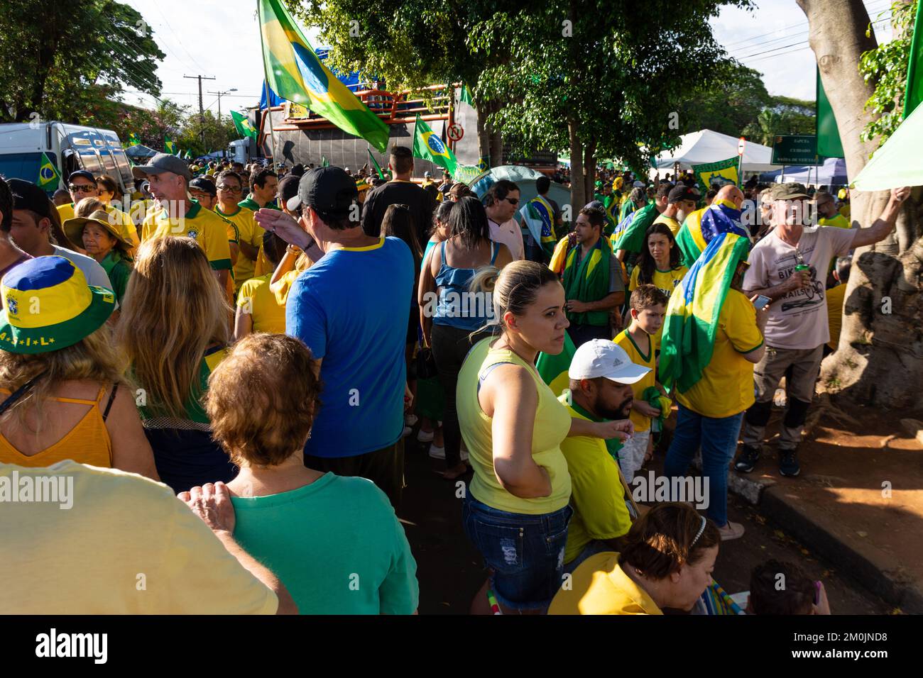 Campinas, SP, Brazil, November 15, 2022 - Popular mobilisation against ...