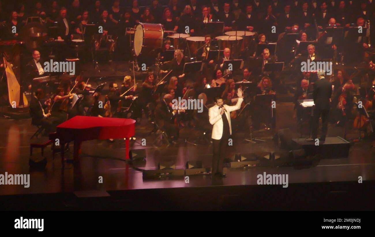 Anaheim California Usa 4th December 2022 Opera Singer Matteo Bocelli