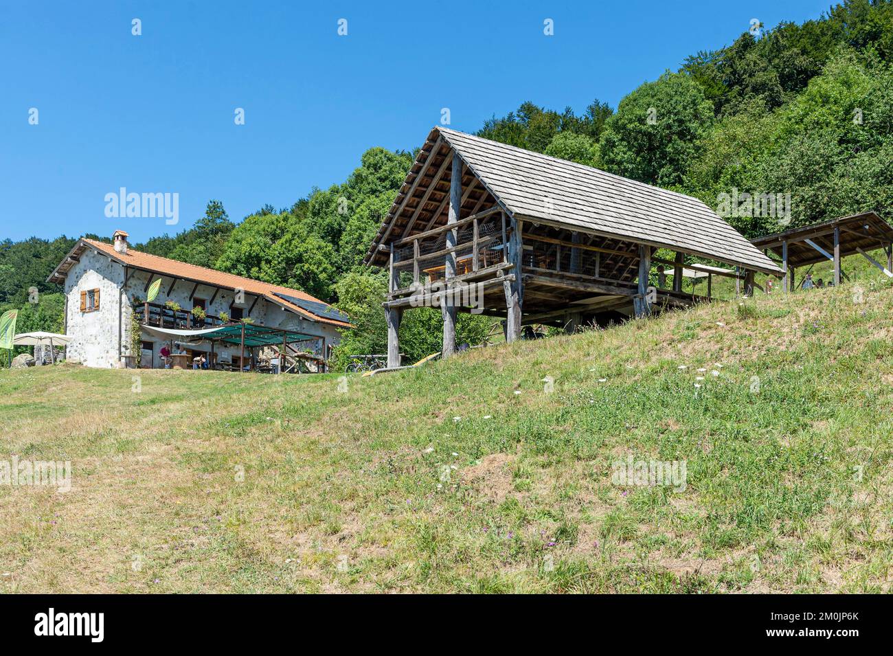 adelasia park: miera farm, ferrania, italy Stock Photo - Alamy