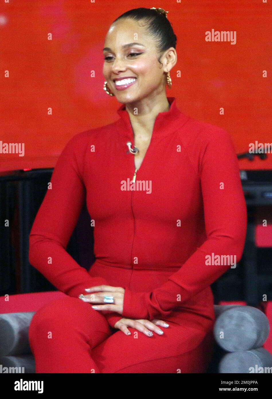 Alicia Keys Stops By The Today Show -PICTURED: Alicia Keys -LOCATION ...