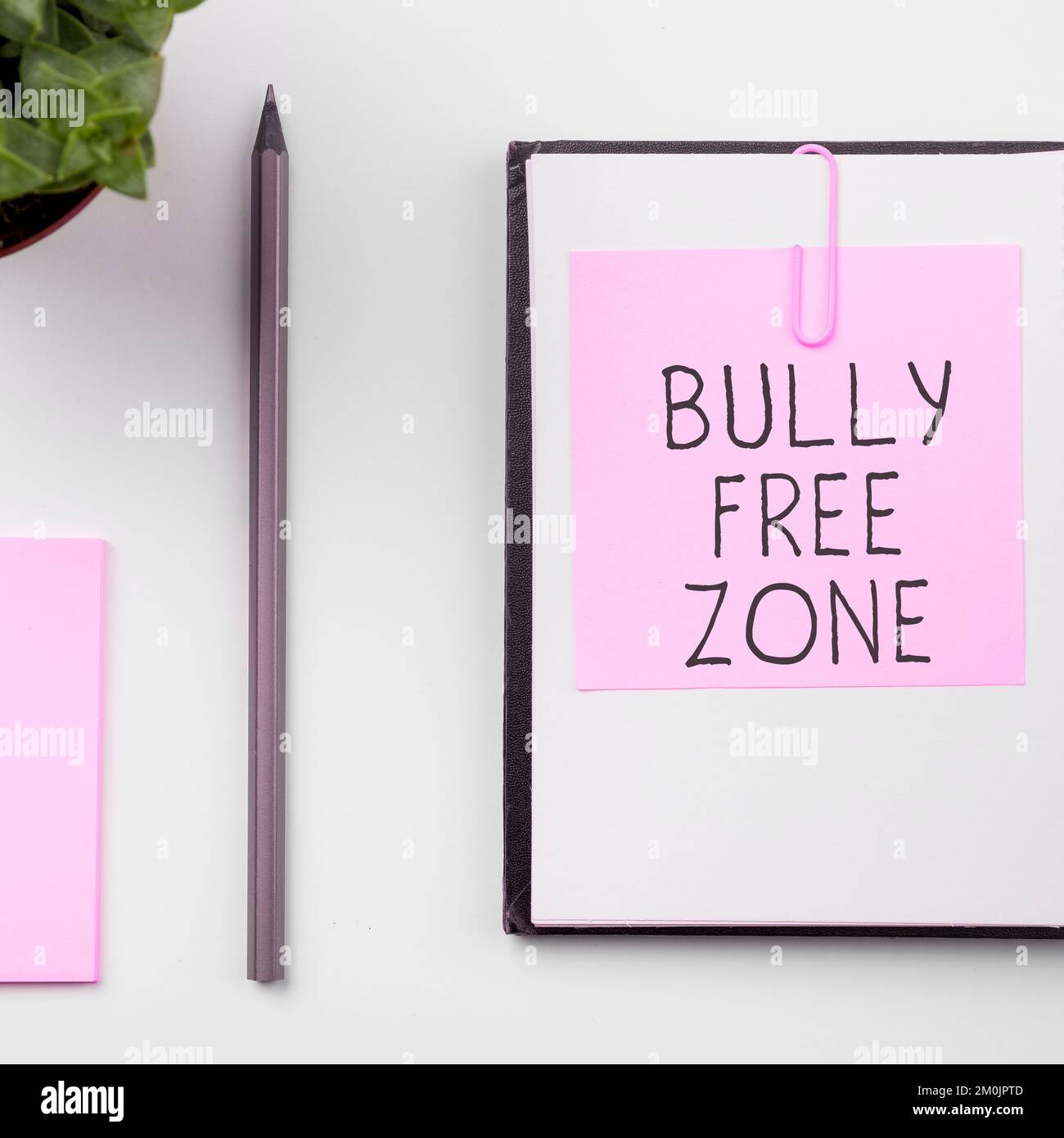 Inspiration showing sign Bully Free Zone. Conceptual photo Be ...