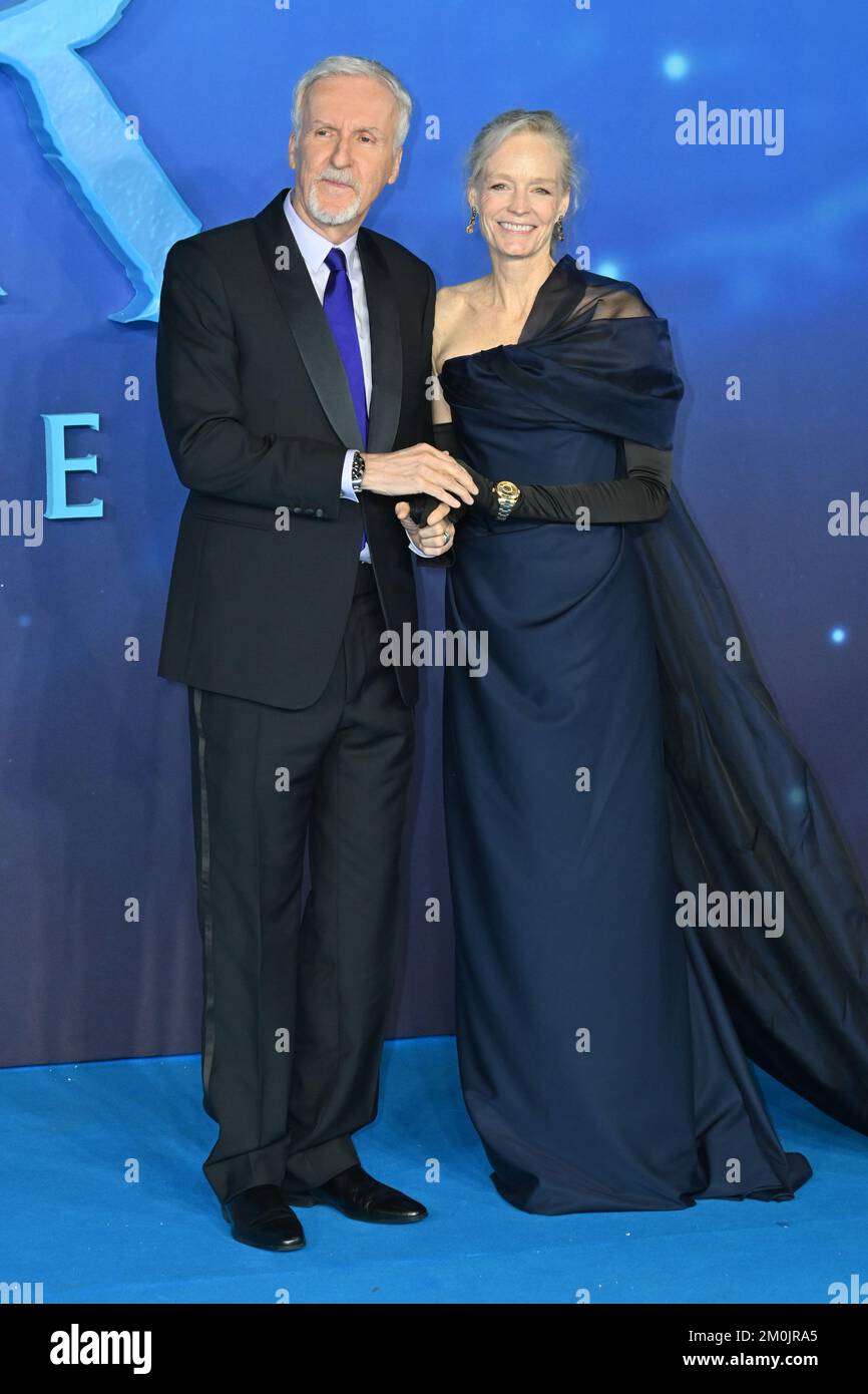 London, UK - 6th December 2022 James Cameron with his wife Suzy Amis ...
